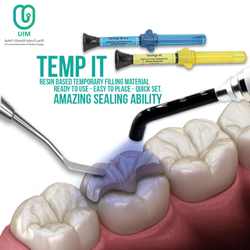 Temp it, Inlay , Onlay , Temporary filling light cure.Fermit System